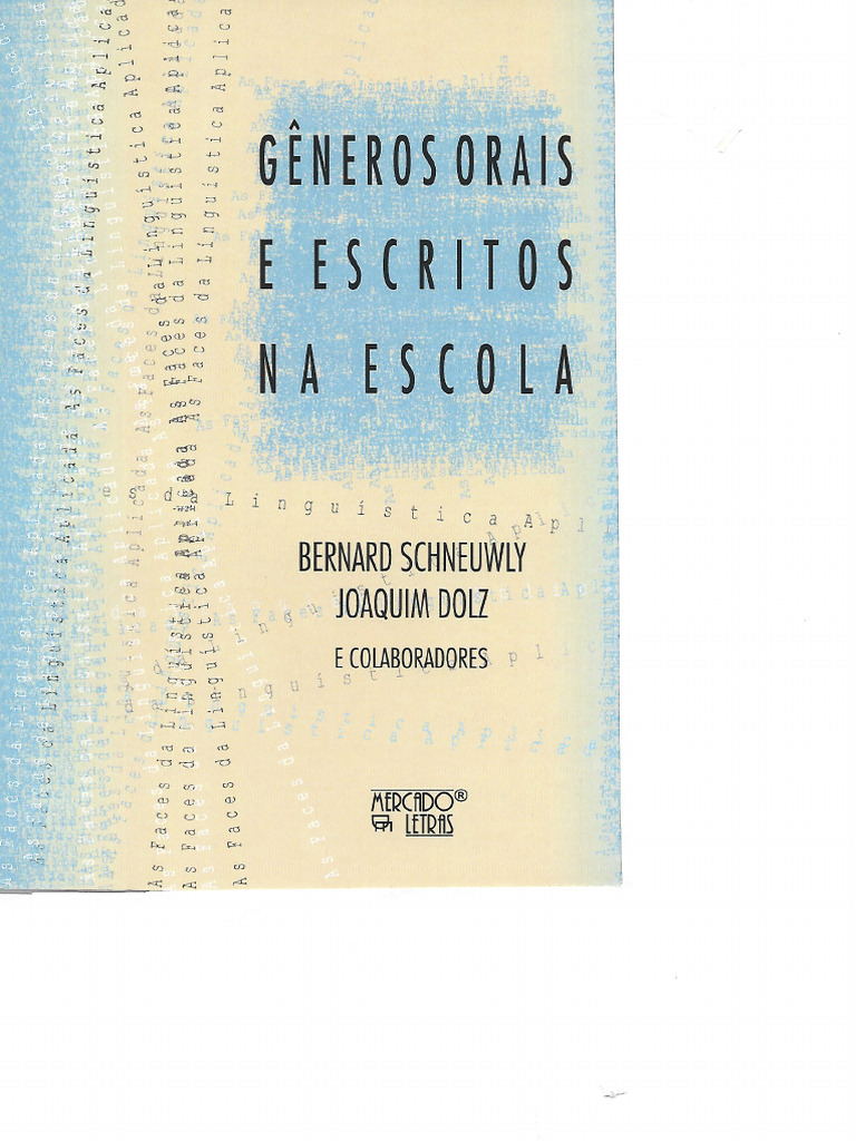 Sequência Didática - Dolz-Noverraz-Schneuwly - 2011 | PDF