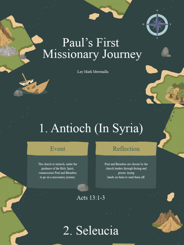 Paul's First Missionary Journey | PDF | Paul The Apostle | Barnabas
