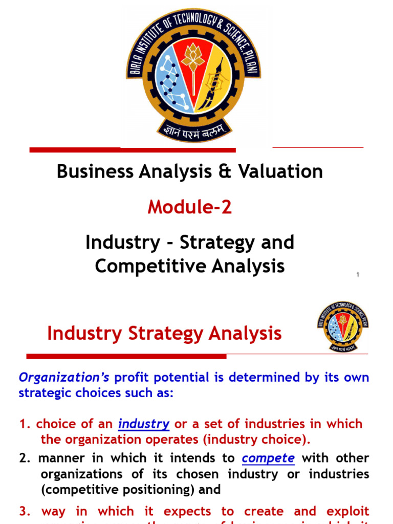 Module 2 BAV 30-05-2024 | PDF | Strategic Management | Competitive Advantage