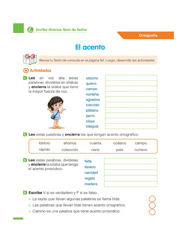 Acento Ortografico y Prosodico | PDF