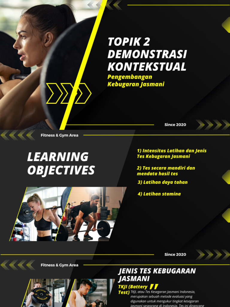 Demonstrasi Kontekstual - Topik 2 Kebugaran | PDF