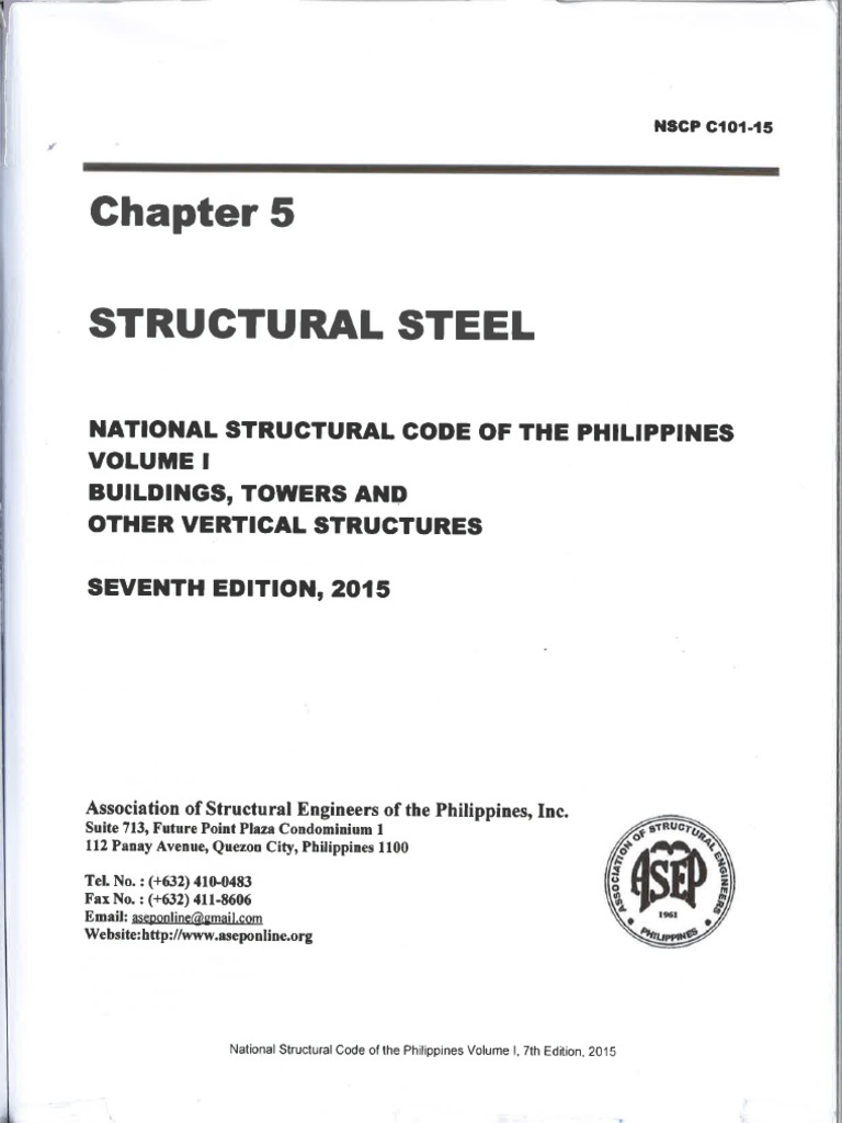Nscp-2015 Chapter 5 | PDF