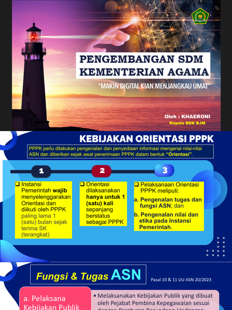 Pengembangan SDM Orientasi 2024 | PDF