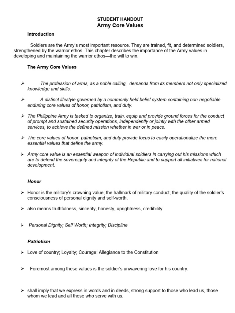 AFP-CORE-VALUES | PDF