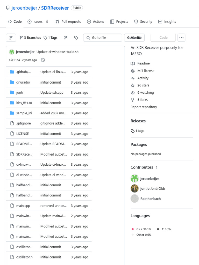 GitHub - An SDR Receiver Purposely For JAERO | Download Free PDF | Software Defined Radio ...