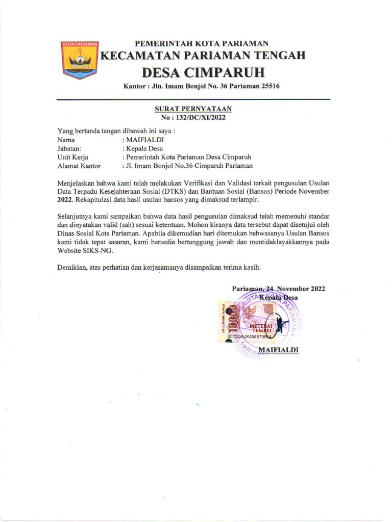 Cimparuh Musdes | PDF