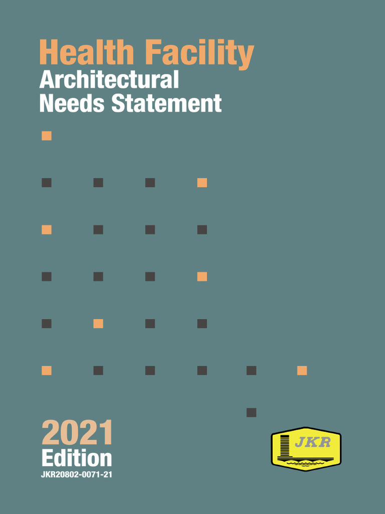 Health Facility Needs Statement 2021 | PDF | Architect | Building ...