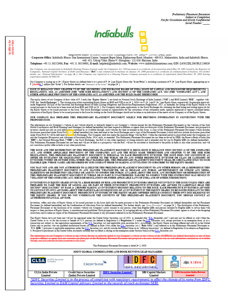 Project Nike - PPD V7 - 7sept2020 (Redline) | PDF | Securities Act Of 1933 | Securities (Finance)
