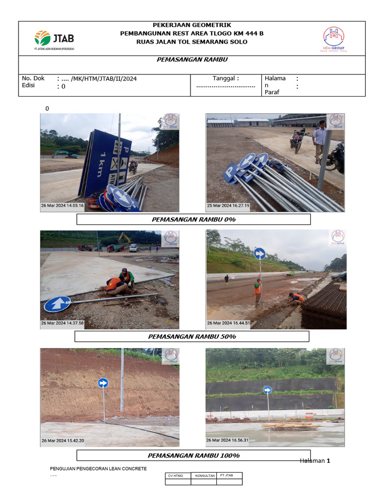 Foto Dok Rambu Rest Area | PDF | Teknologi & Rekayasa