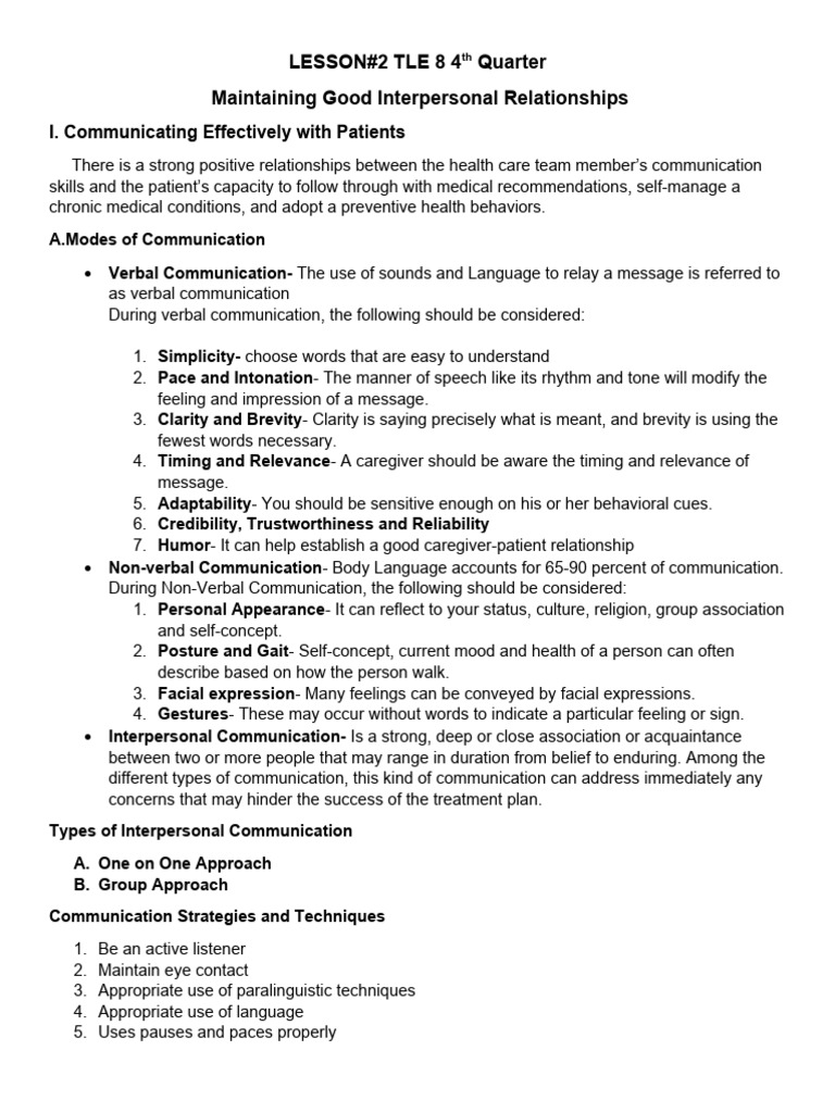 Effective Healthcare Communication | PDF | Communication | Nonverbal ...