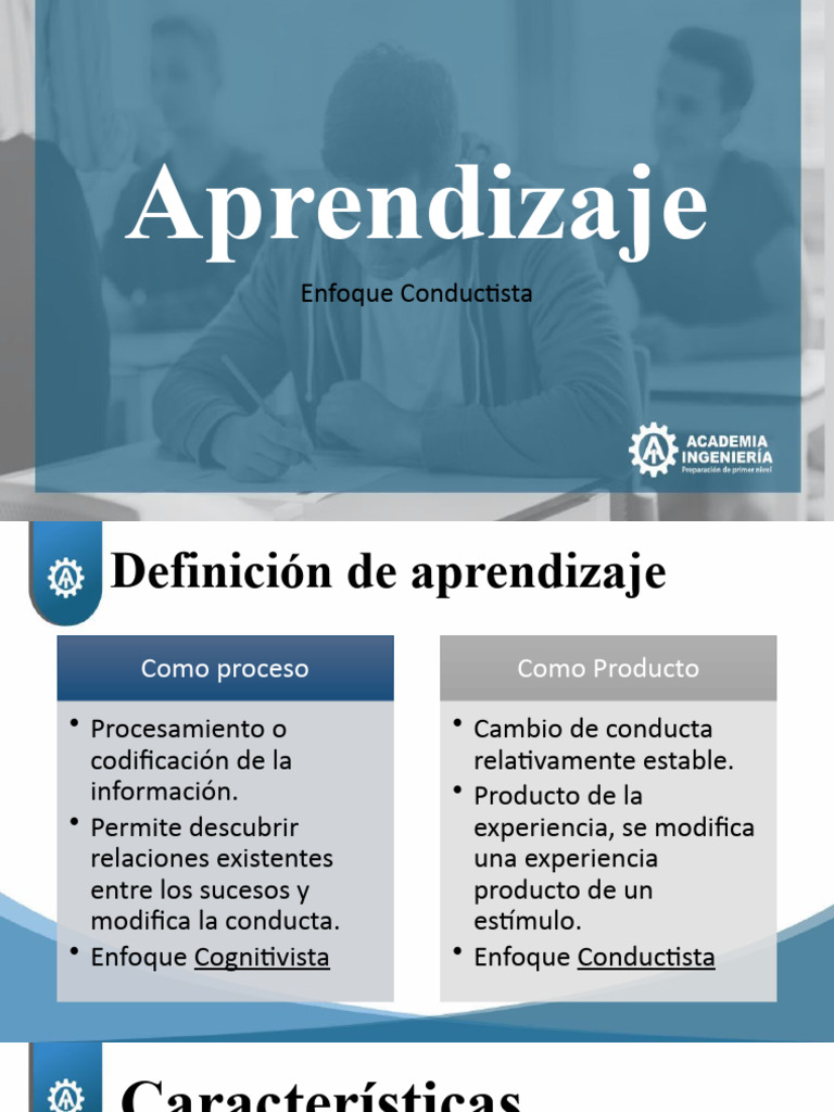 Aprendizaje Conductista Pdf Comportamiento Aprendizaje