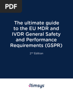 MDR GSPR Checklist Sample | PDF | Risk | Risk Management