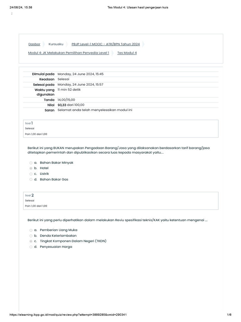 PBJ 2024 Jawaban Modul 4 | PDF