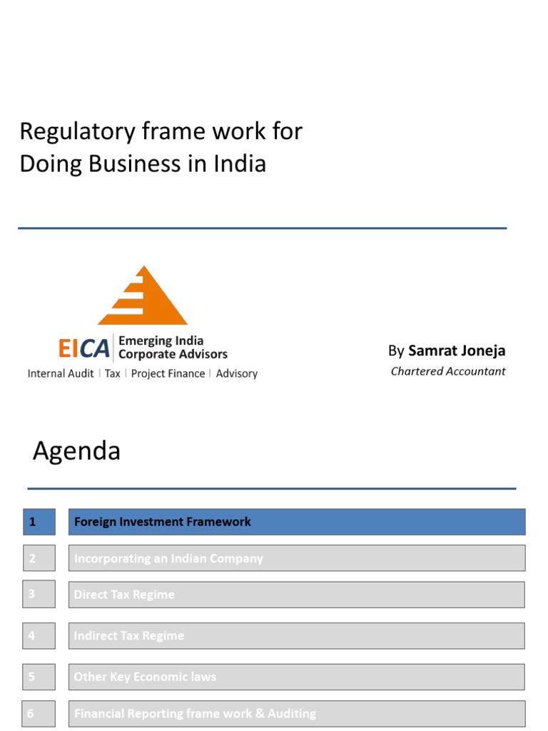 Doing Business in India | PDF | International Financial Reporting ...
