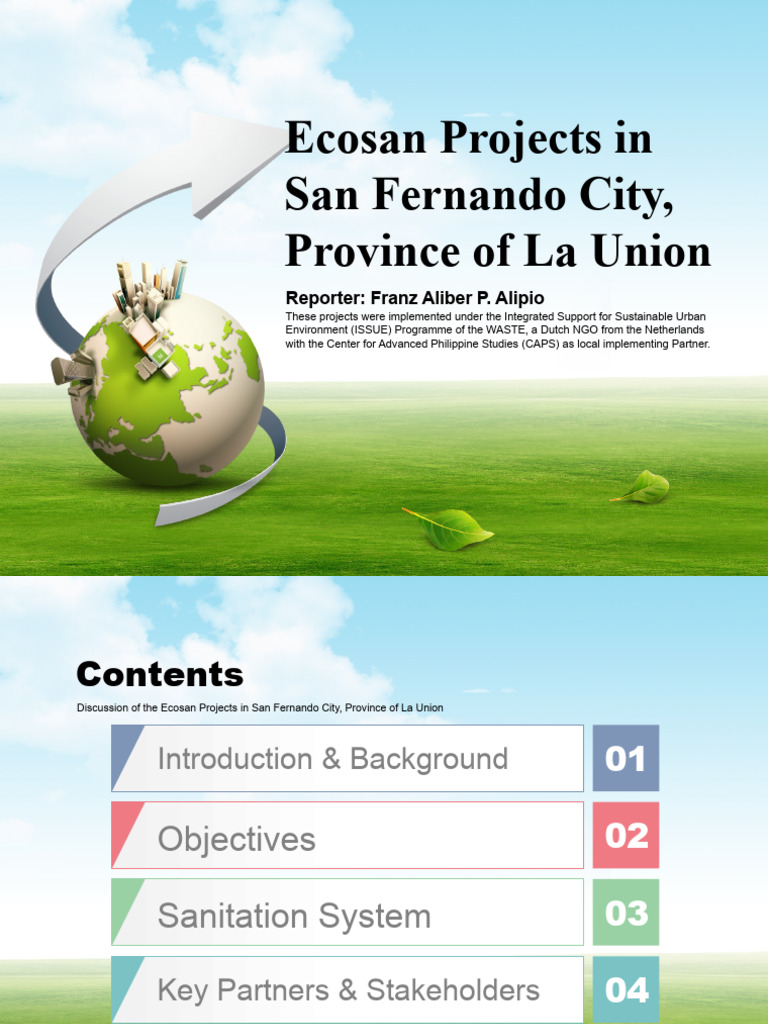 Ecosan Project Case Study | PDF | Sanitation | Environmental Science