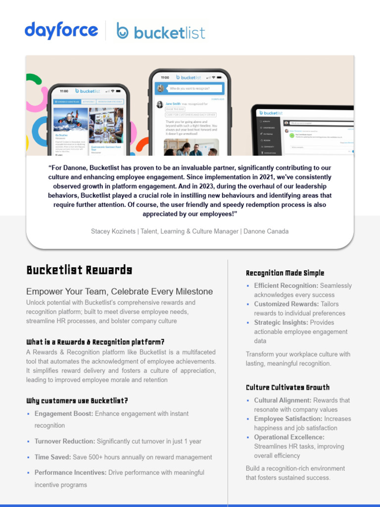 2024 Leave Behind Bucketlist Dayforce | PDF | Employee Retention | Business