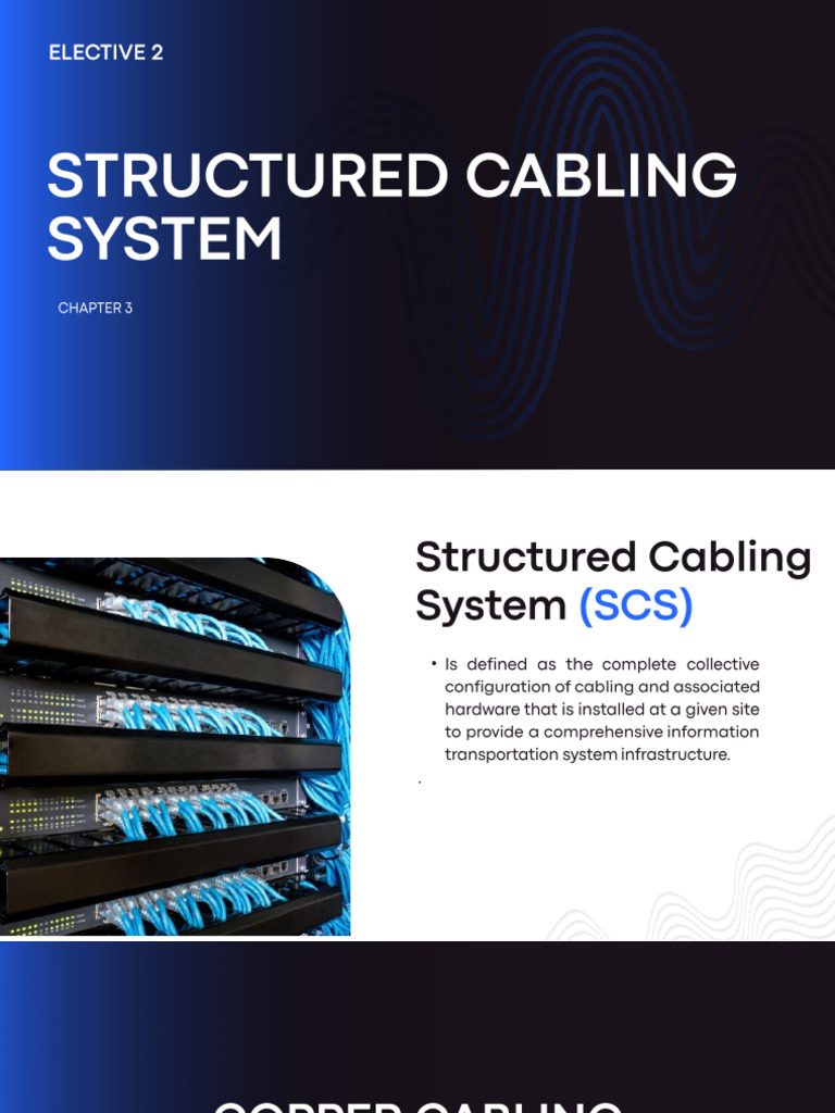 Structured Cabling System Chapter 3 | PDF