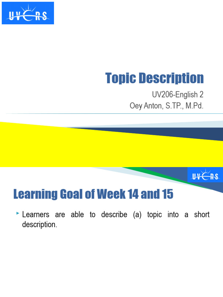 14-15. Topic Description | PDF | Languages | Foreign Language Studies