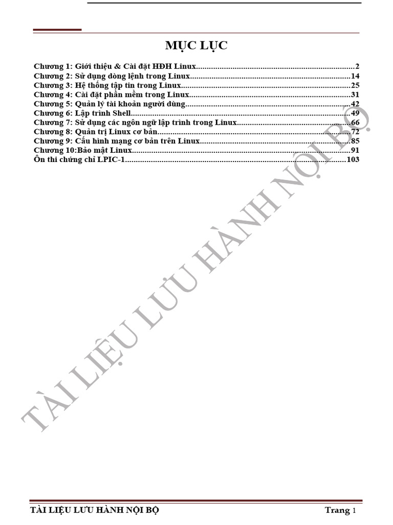 GT BT LPIC1 Hoan Chinh Update 21-04-2020 | PDF