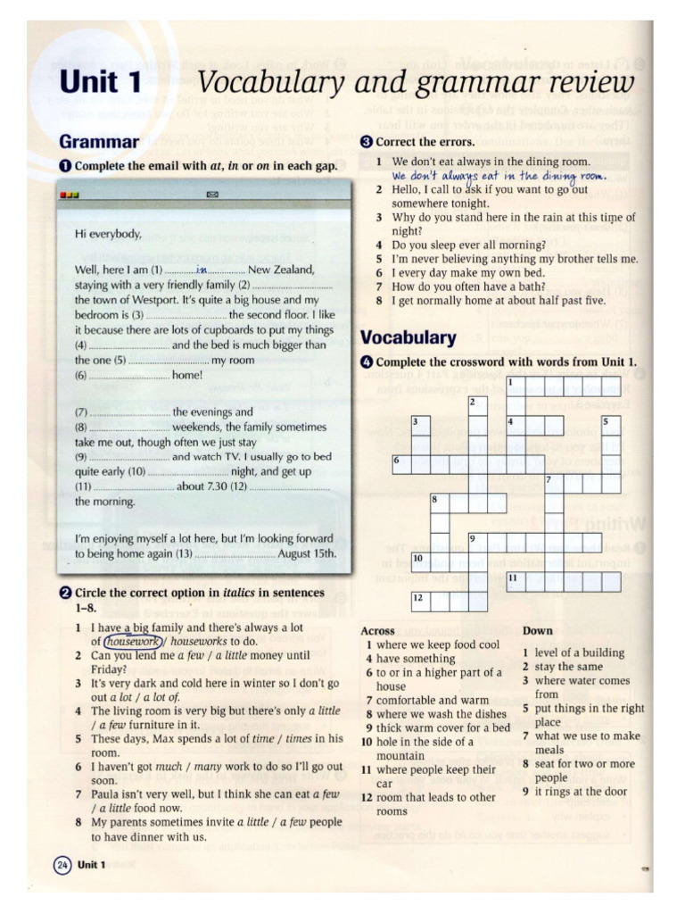 Test Unit 1 Review | PDF