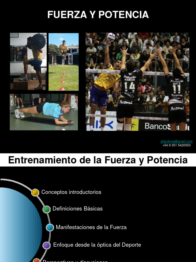 3. Fuerza y Potencia 1 | PDF | Fuerza | Contracción muscular
