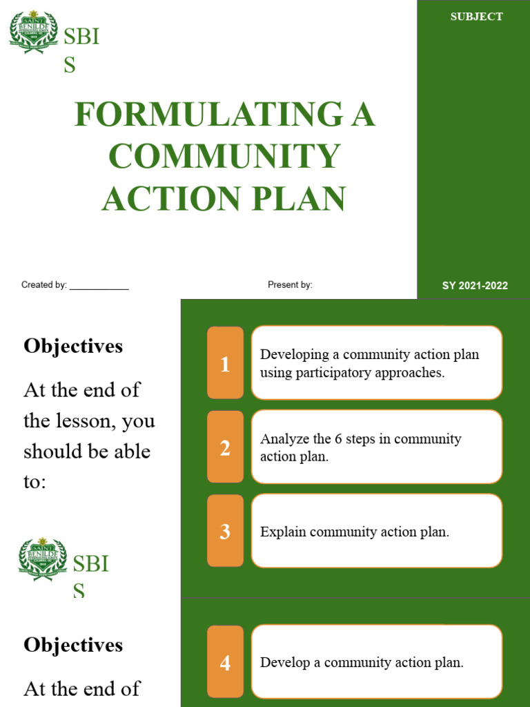 Formulating Action Plan | PDF | Goal | Swot Analysis