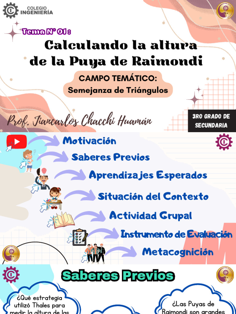 3ro - Sesión 1 - Uiii - Iib - 2024 | PDF | Cognición | Aprendizaje