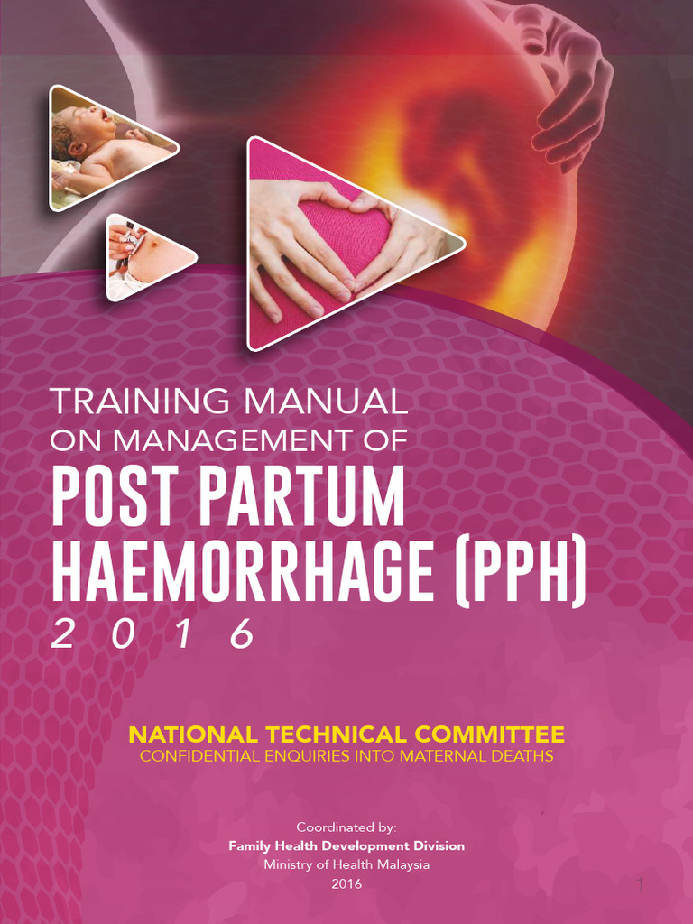 MOH-Training Manual On Management of Post Partum Haemorrhage (PPH) 2 0 ...