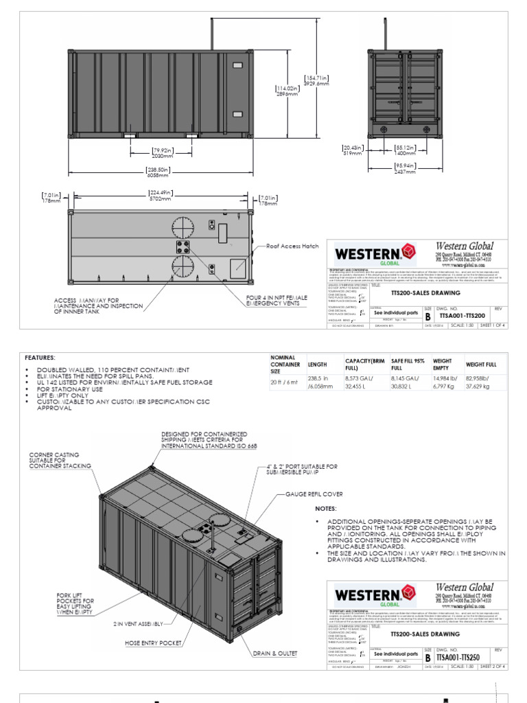 Tanque TTS200 27000 Litros Western | PDF | Manufactured Goods | Equipment