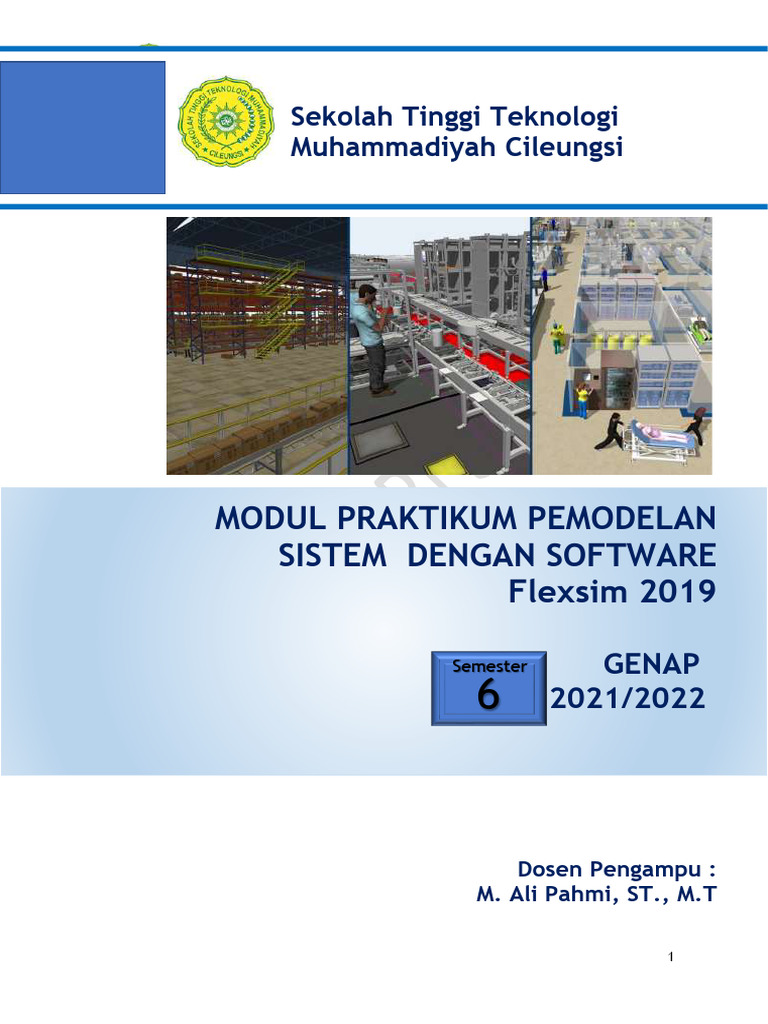 Modul Praktikum System Modelling Flexsim Genap 2021 - 2022-1 | PDF