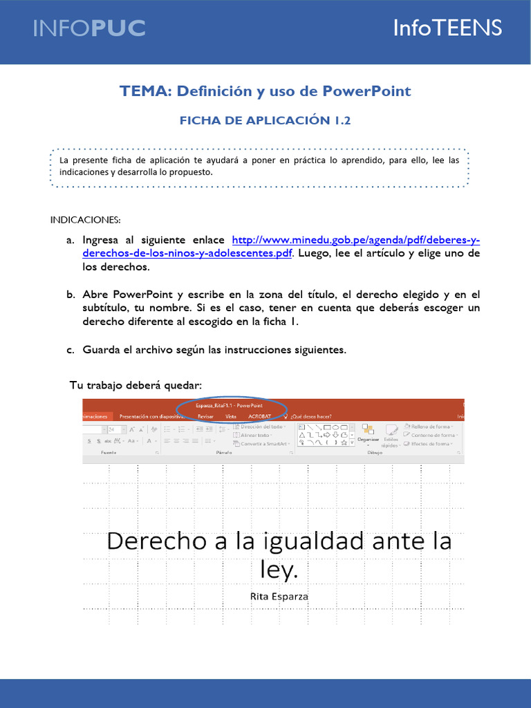 Aplicación 1.2 | PDF