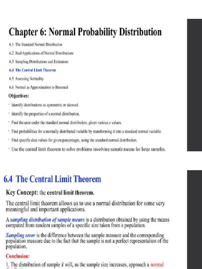 Central Limit Theorem | PDF