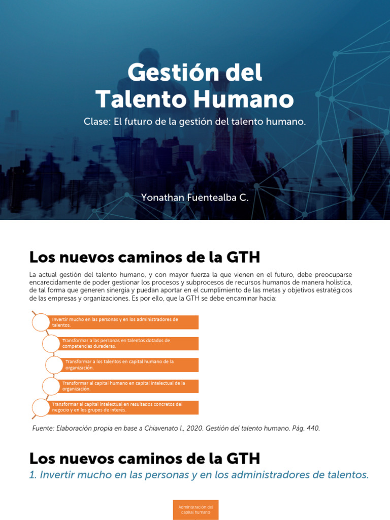 El Futuro de La Gestión Del Talento Humano | PDF | Gestión del talento | Gestión de recursos humanos