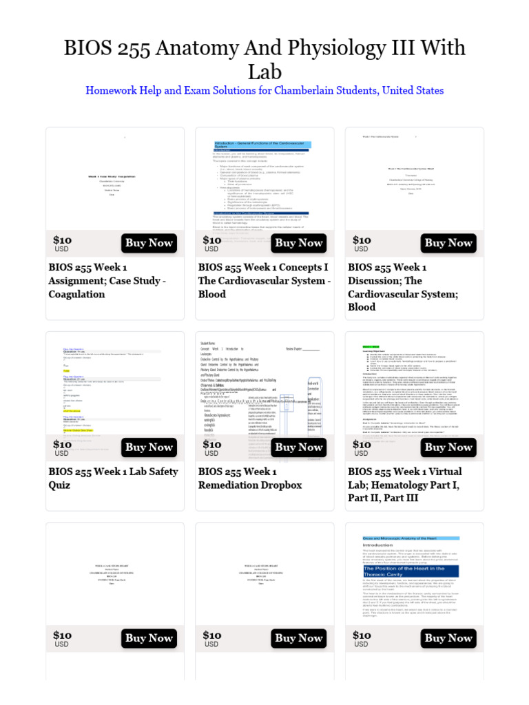 BIOS 255 Anatomy and Physiology III With Lab | PDF | Lymph | Lymphatic ...