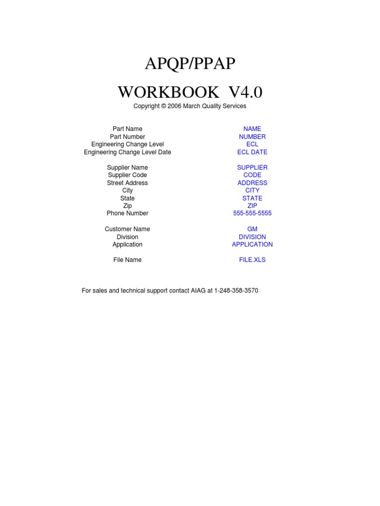 4th Edition PPAP | Download Free PDF | Specification (Technical ...