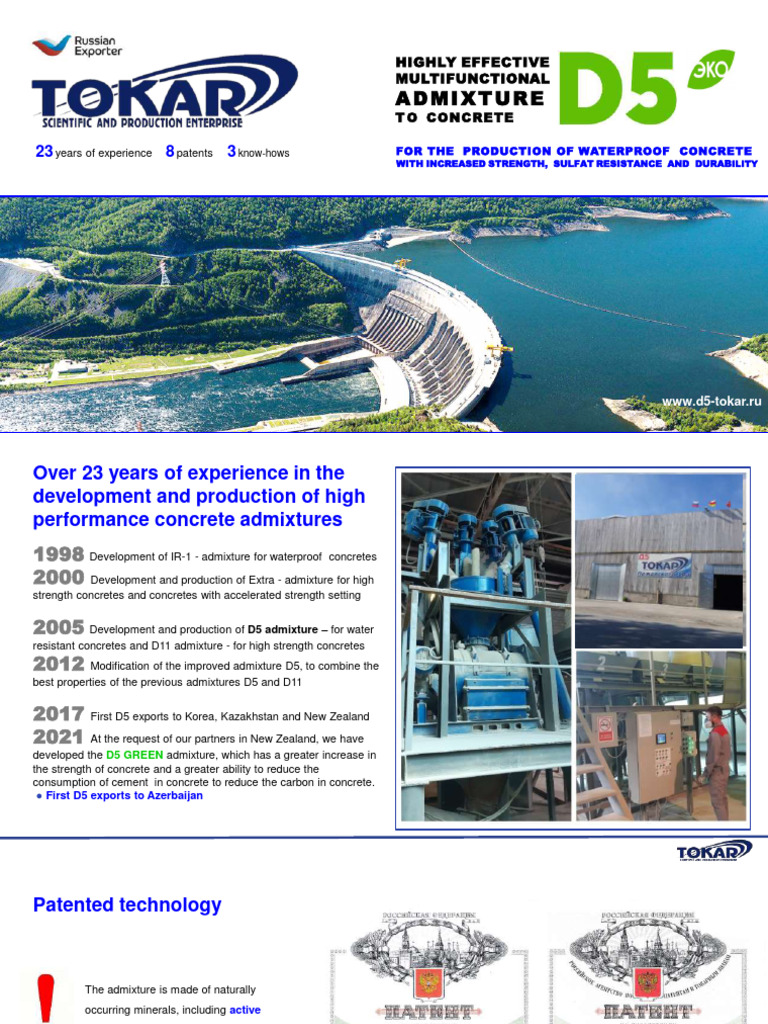Tokar D5 Cement presentation2022en | PDF | Concrete | Cement
