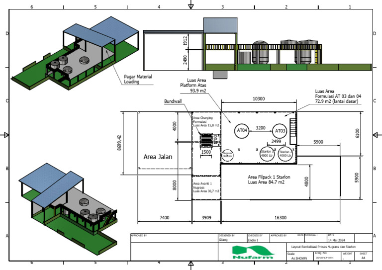 Industrial Layout Design Plan | PDF