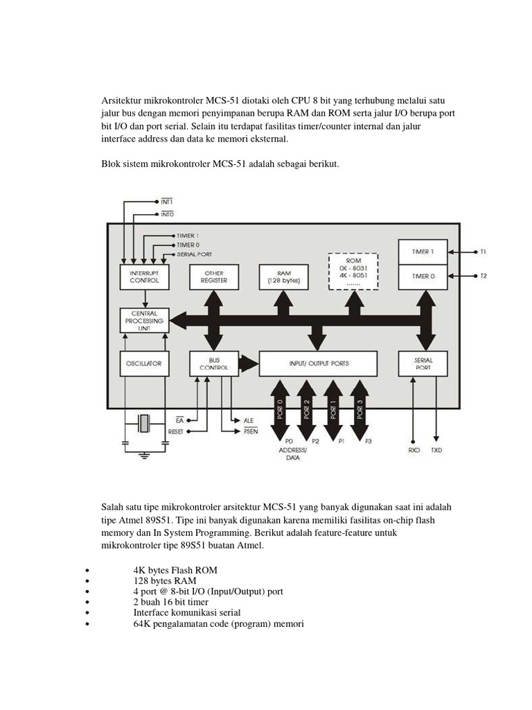 H1 Arsitektur Mikrokontroler MCS | PDF