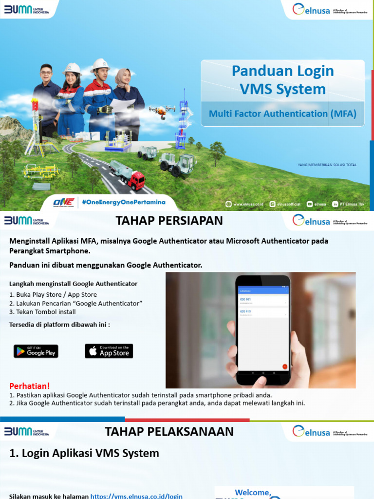 Setting MFA VMS - Indonesia | PDF