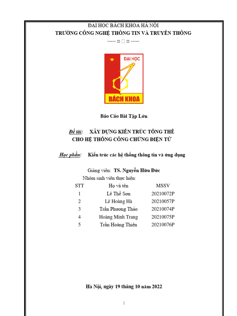 Nhom 06 VHVL BKLT K66 BTL HTTT | PDF