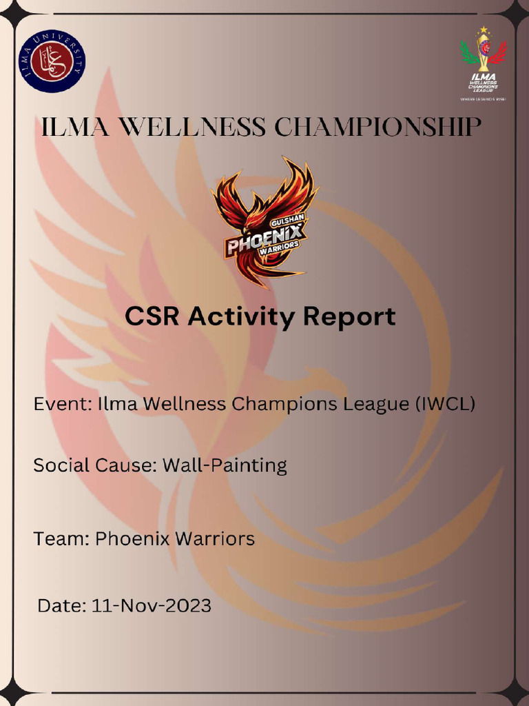 CSR Activity Phoenix Warriors | PDF