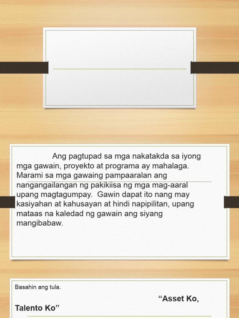 1.pagganap NG Tungkulin NG May Mataas Na Kaledad | PDF