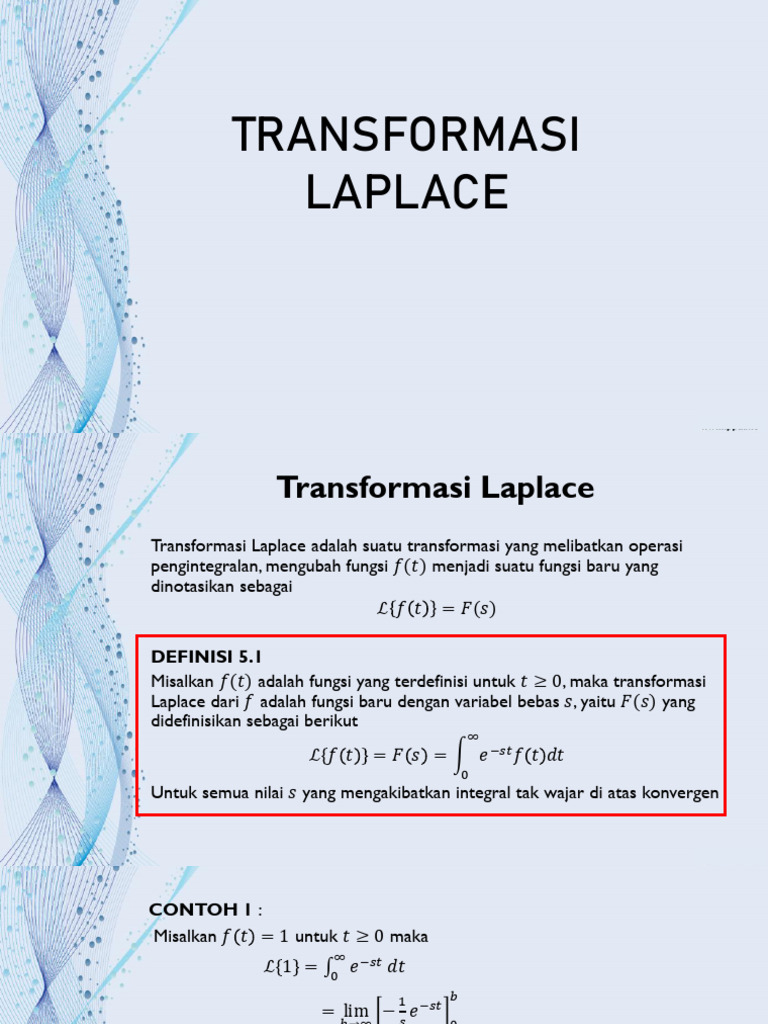 Transformasi Laplace | PDF