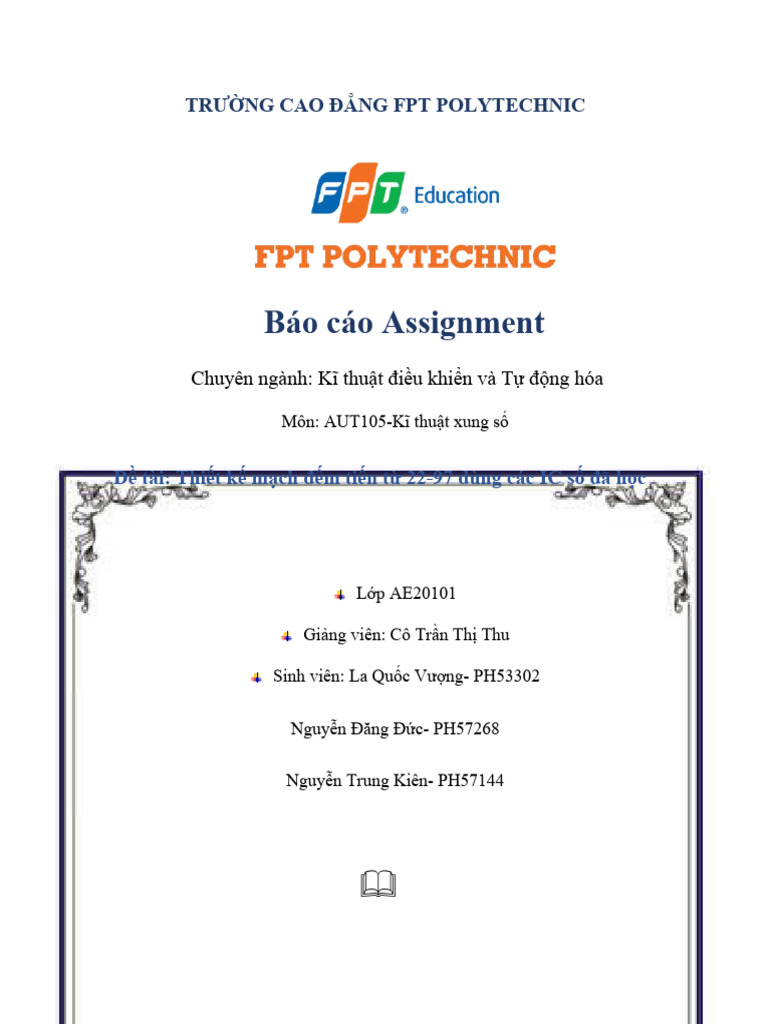 AUT105-ASM Final - Sao Chép | PDF