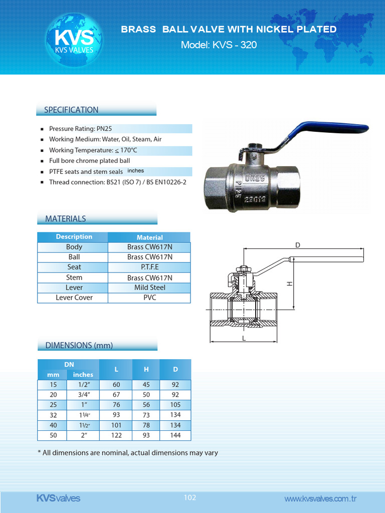 14. CAT KVS Van xả | PDF | Valve | Energy Technology