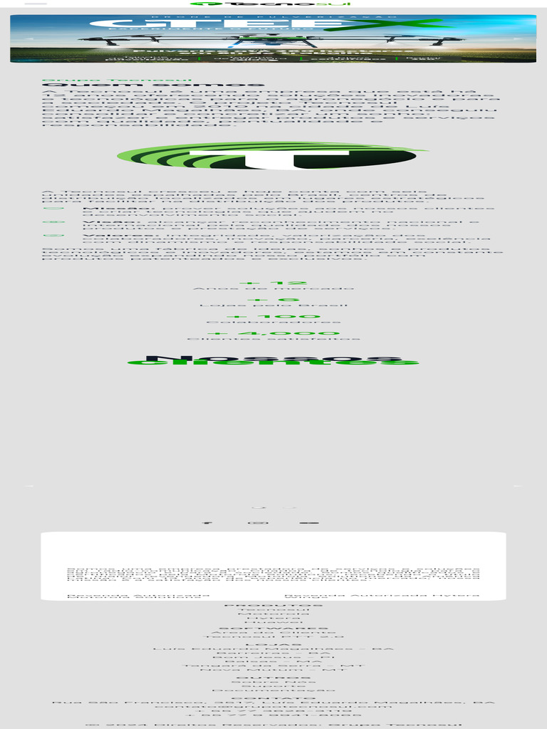 Tecnosul Tecnologia Agrícola | PDF | Economias