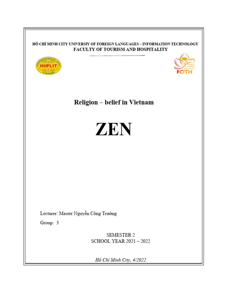 Zen Nhom3 ENG | PDF | Zen | Chan Buddhism