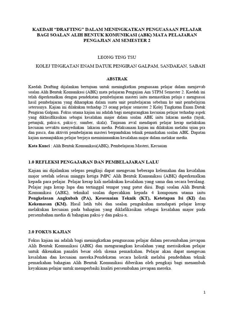 Leong Ting Tsu | PDF