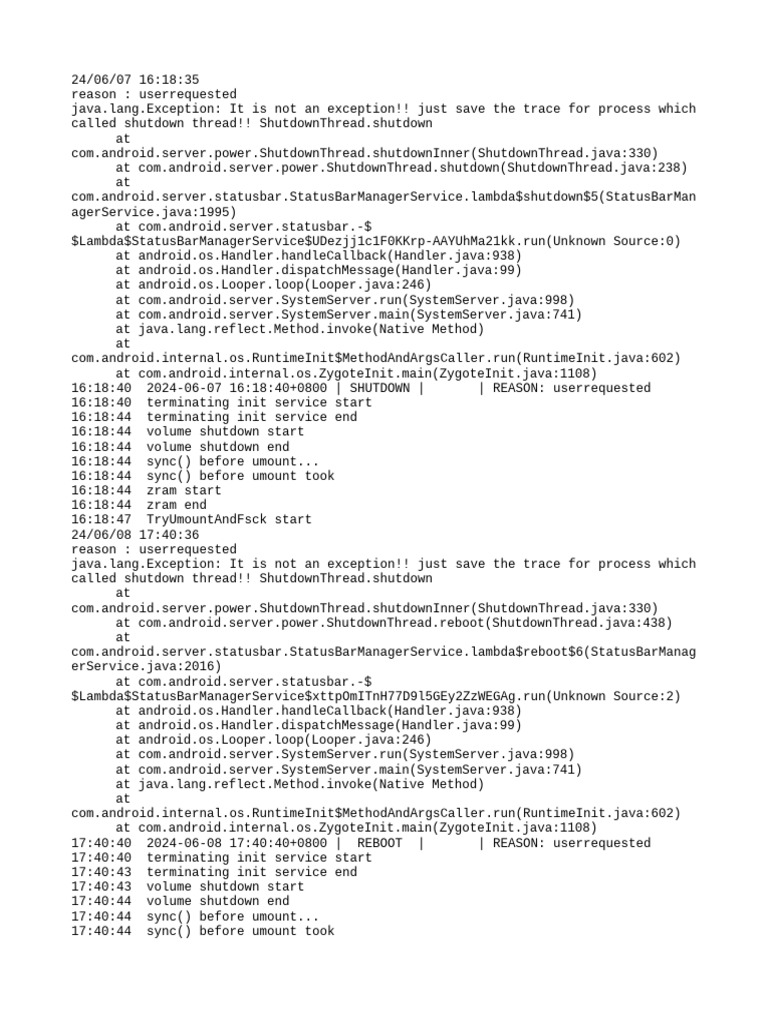 Power Off Reset Reason Pdf Java Programming Language Object Computer Science