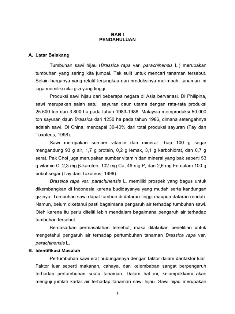 Laporan Penelitian Biologi | PDF | Griya & Taman | Sains & Matematika